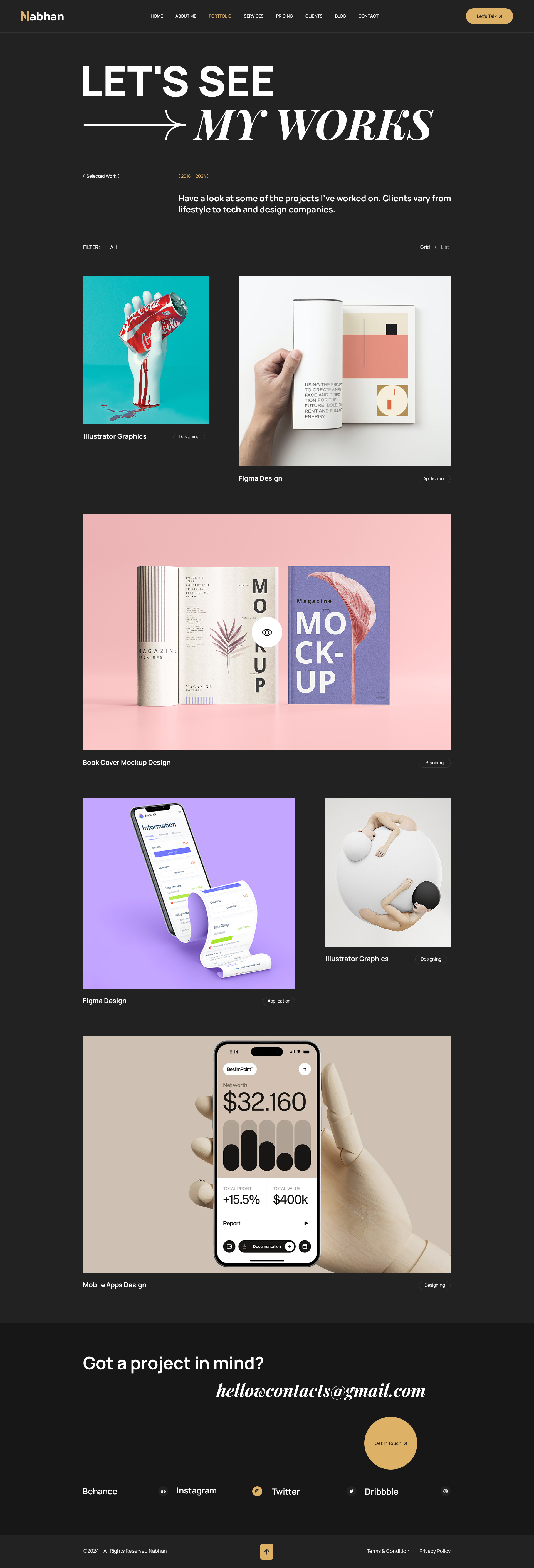Nabhan - Personal Portfolio PSD Template. by Wildstone-Theme | ThemeForest